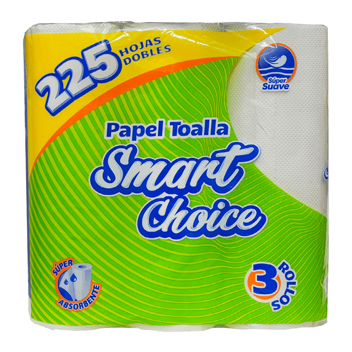Papel Toalla Smart Choice|3 Rollos